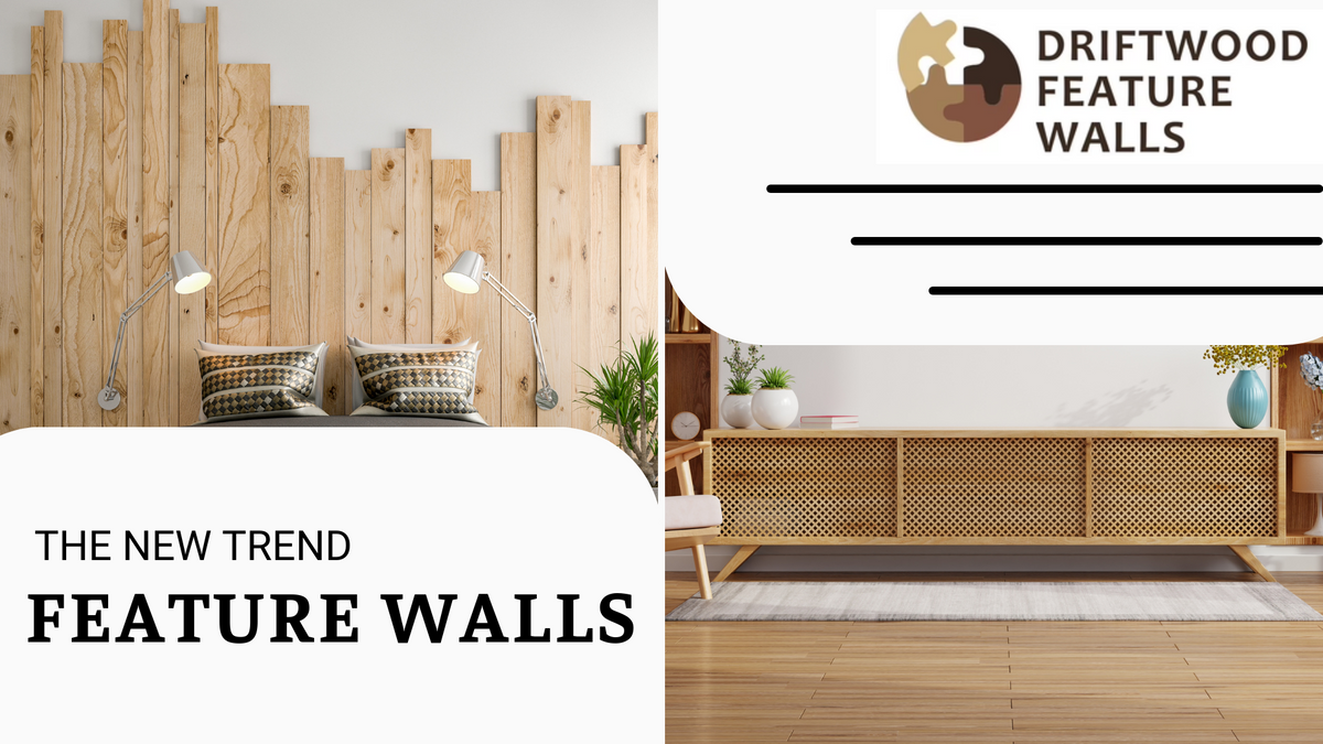 The new trend "feature walls" – Driftwood Feature Walls